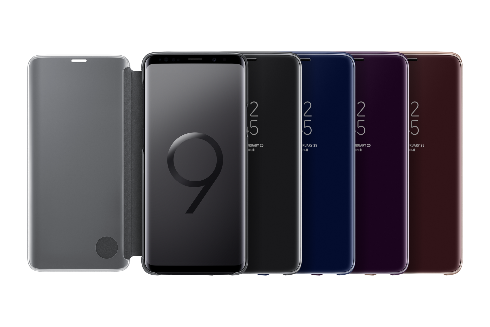 Samsung Galaxy S9 Clear View Standing Cover Black Samsung Au