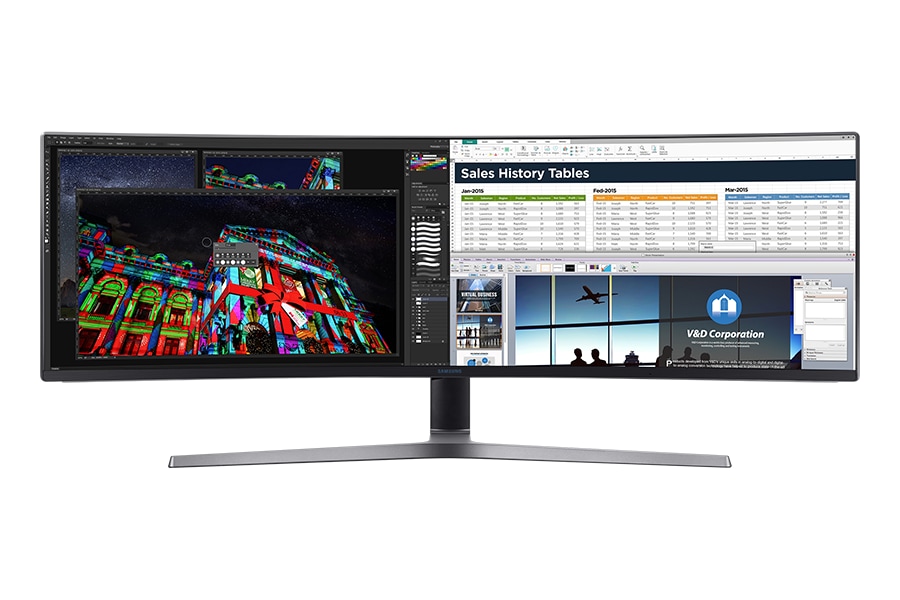 Curved QLED Gaming Monitor 49 inch LC49HG90DMU | Samsung