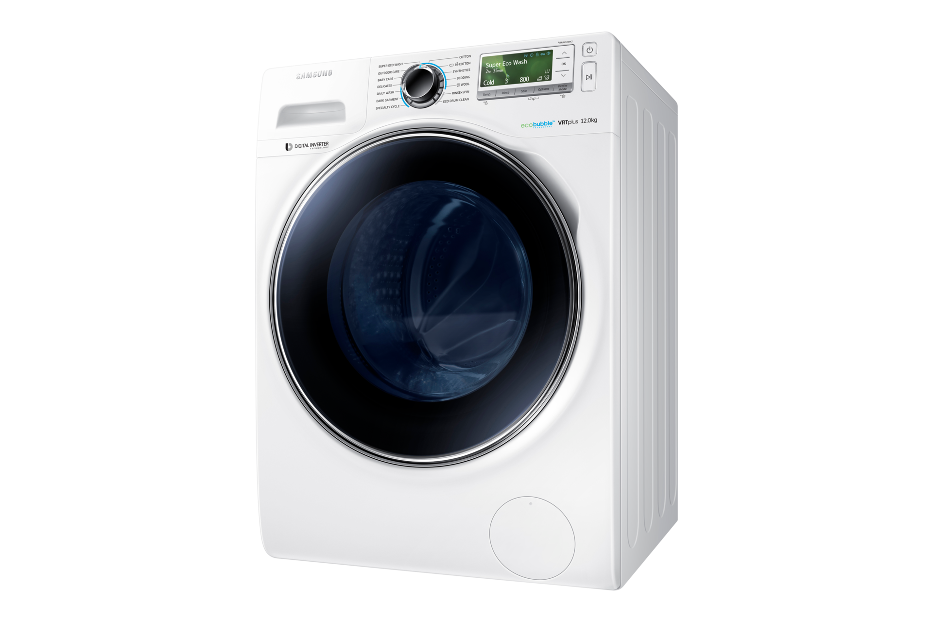 Ww12 Eco Bubble Washer With Digital Inverter Motor 12kg Ww12h8420ew