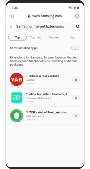 Samsung Internet | Aplicativos e Serviços | Samsung BR