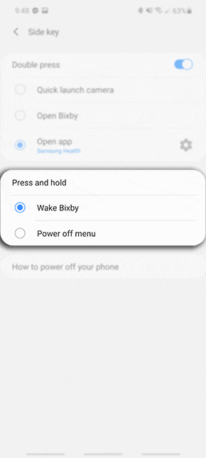 Customising the Side Key on my Samsung Phone | Samsung Support Australia
