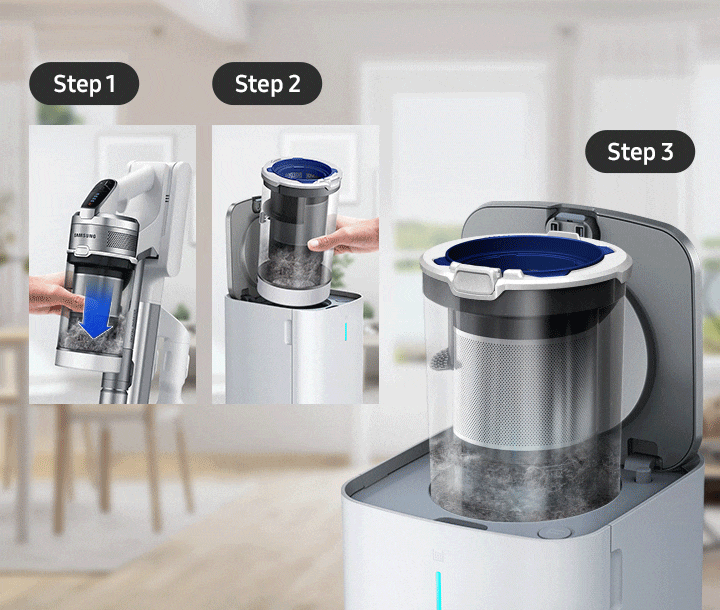 Clean Station in Airborne White | Samsung Canada