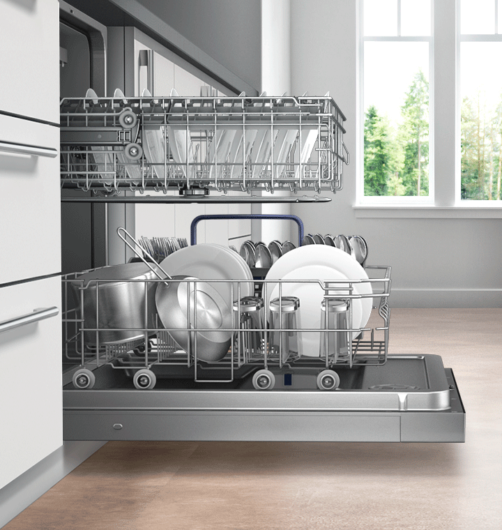 Stainless Steel Dishwasher with Touch Control & 3rd Rack | Samsung ...