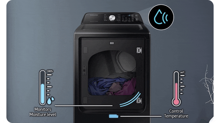 7.4 cu. ft. 3500 Series Smart Electric Dryer with SmartThings Wi-Fi ...