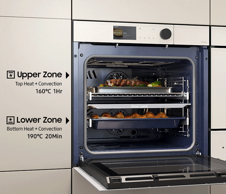 Parní trouba NV7B7997AAK/U3 76l, Dual Cook, s kamerou a pyrolytickým ...