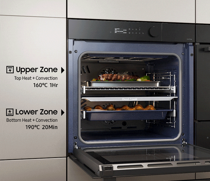 NV7000B 5 Series Indbygningsovn, 76L NV7B56508CB/U1 | Samsung Danmark