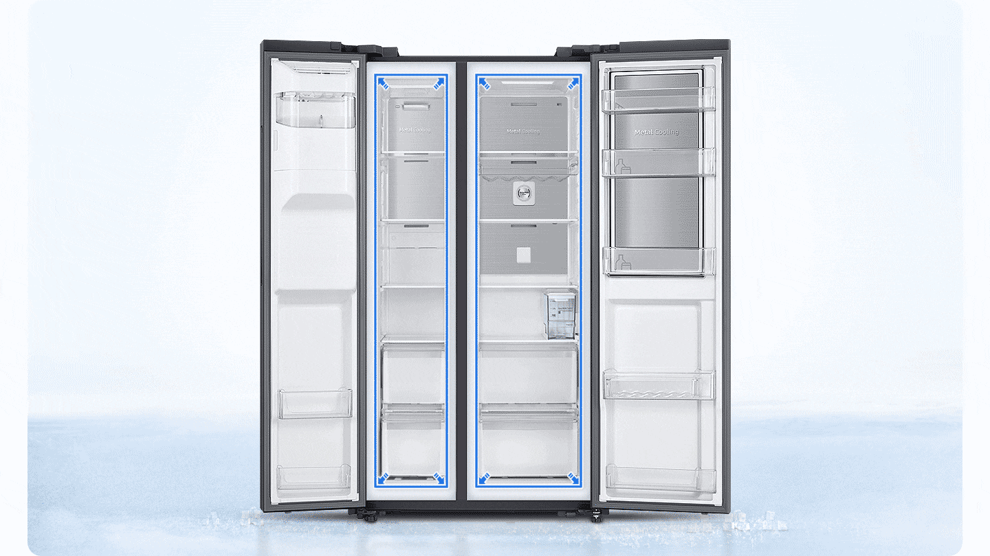 RH64 SBS Refrigerator with Food Showcase and Dispensor (2021), 669L ...