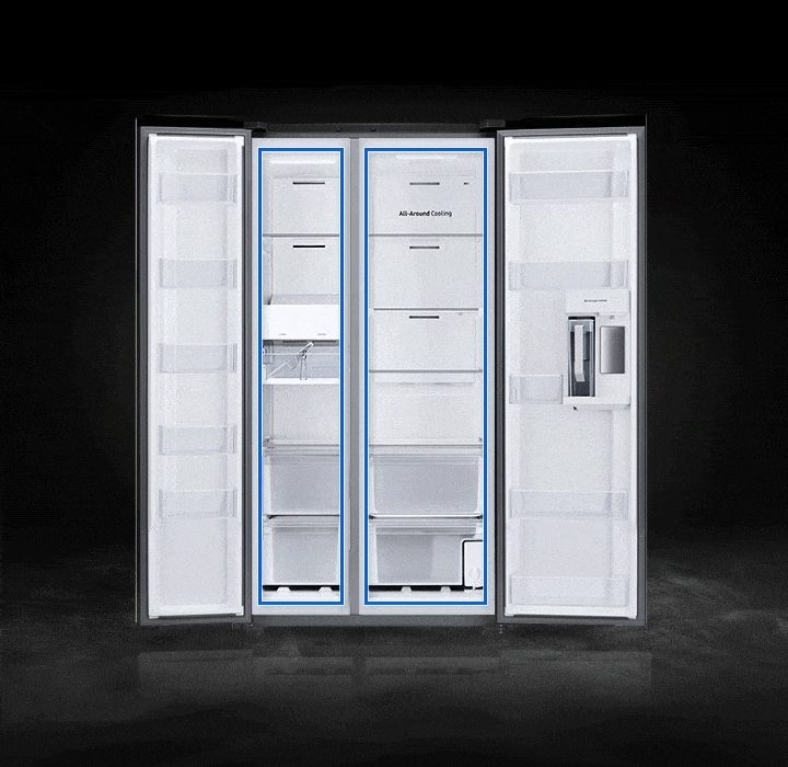 Refrigeradora Bespoke Side By Side 23 Cu.fc., 640L RS23CB70NA12AP | Samsung Latinoamérica
