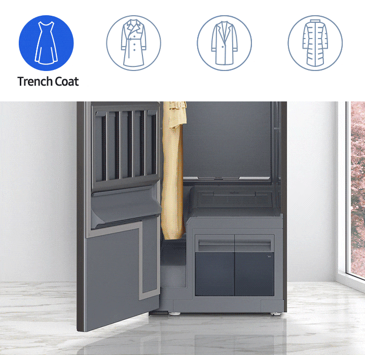 3+3 Bespoke AirDresser -JetSteam mirror-black | Samsung Malaysia