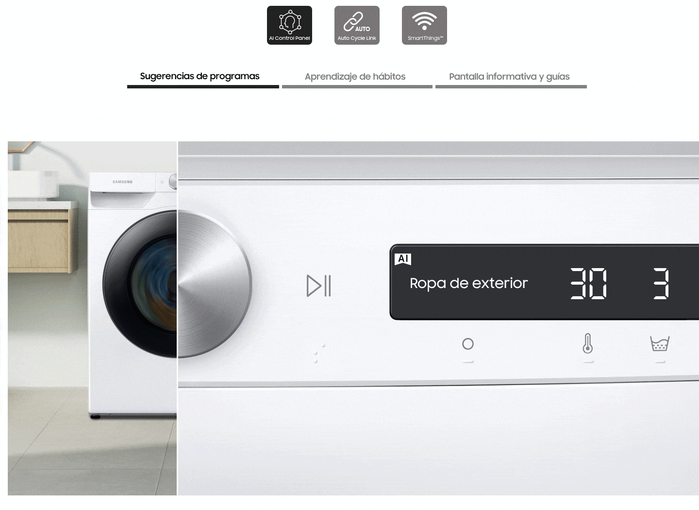 Lavarropas 10 kg con EcoBubble, WW10T | Samsung Paraguay