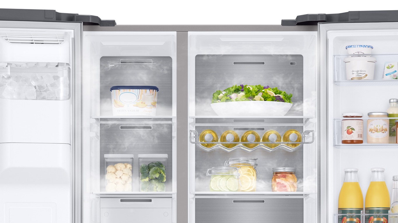 Side by Side Refrigerator, 602L (RS65R5691M9) | Samsung Africa