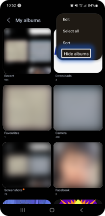 How can I Unhide & Hide Albums in my Samsung Gallery? | Samsung Gulf