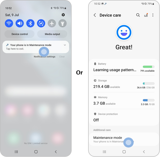 What is Maintenance mode feature? | Samsung Gulf