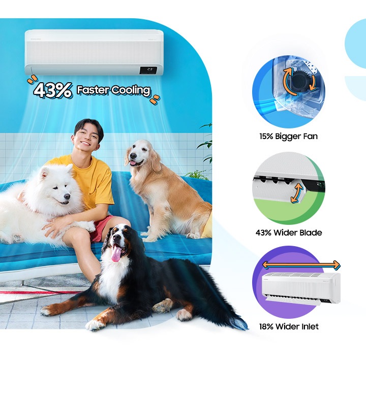 Samsung WindFree AC for Milder Air Flow | Samsung Jordan