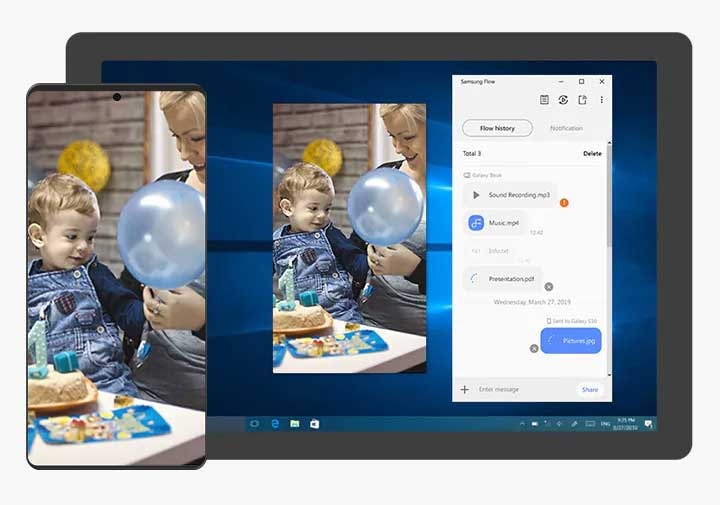 Samsung Flow | Apps & Services | Samsung AE