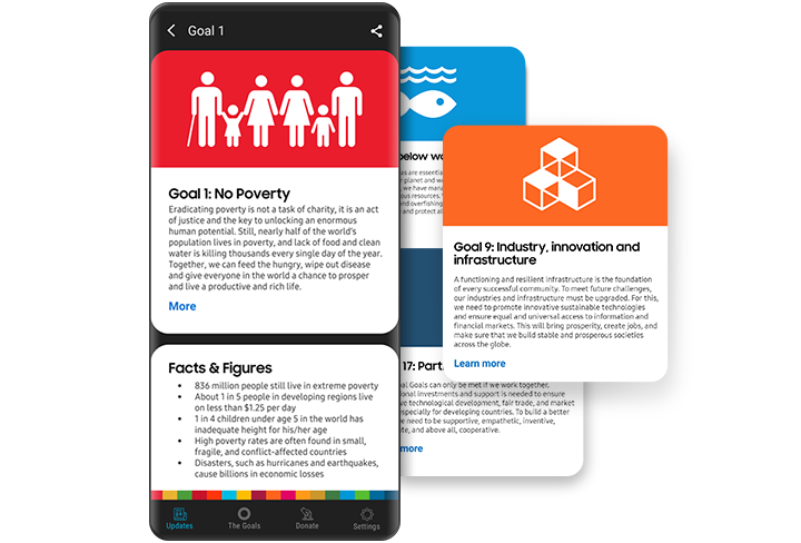 Samsung Global Goals | Apps & Services | Samsung Gulf