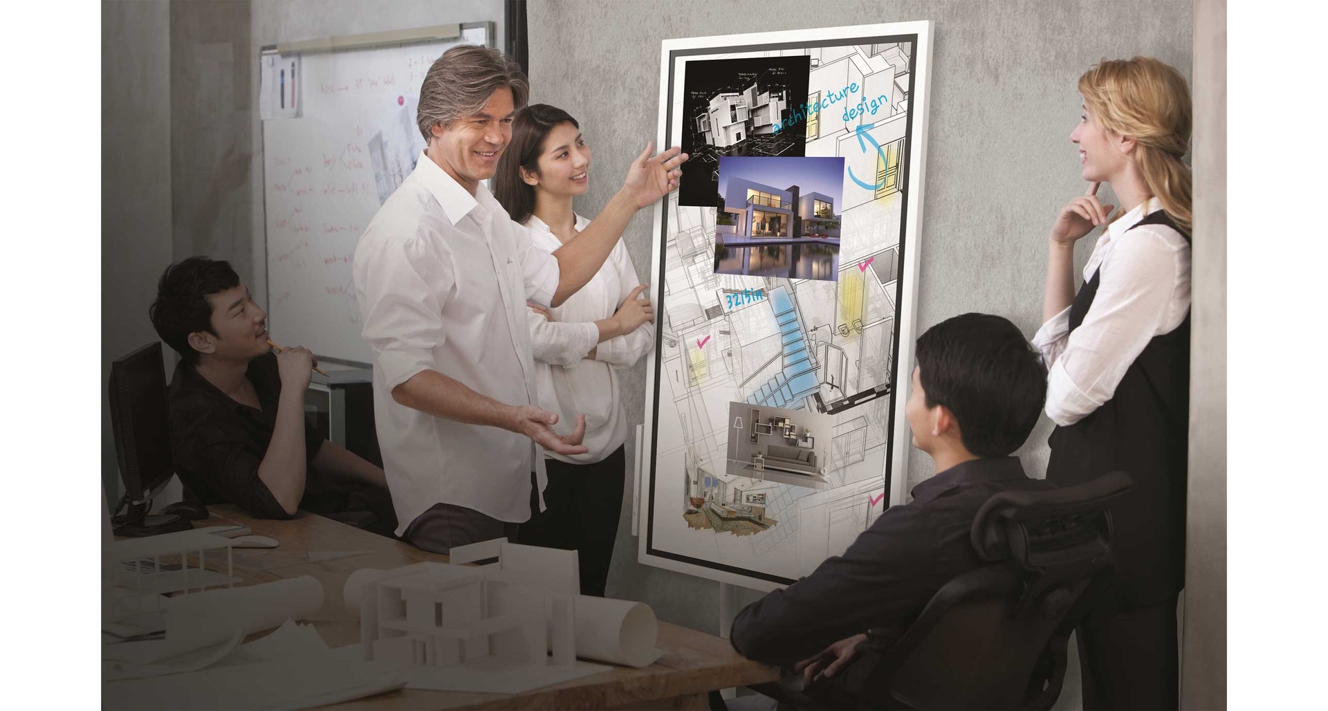 New Interactive Digital Flip Chart | Samsung Business Gulf
