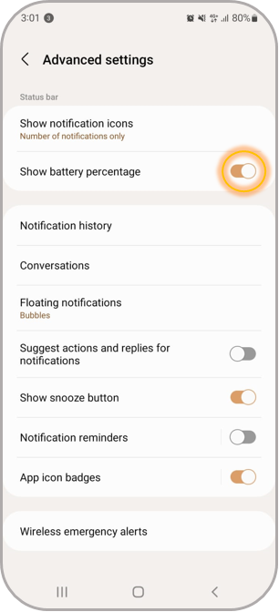 How to check the battery percentage on your Galaxy smartphone | Samsung ...