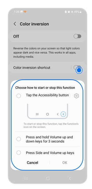 Screen Black And White Only on Samsung Galaxy phone | Samsung Gulf