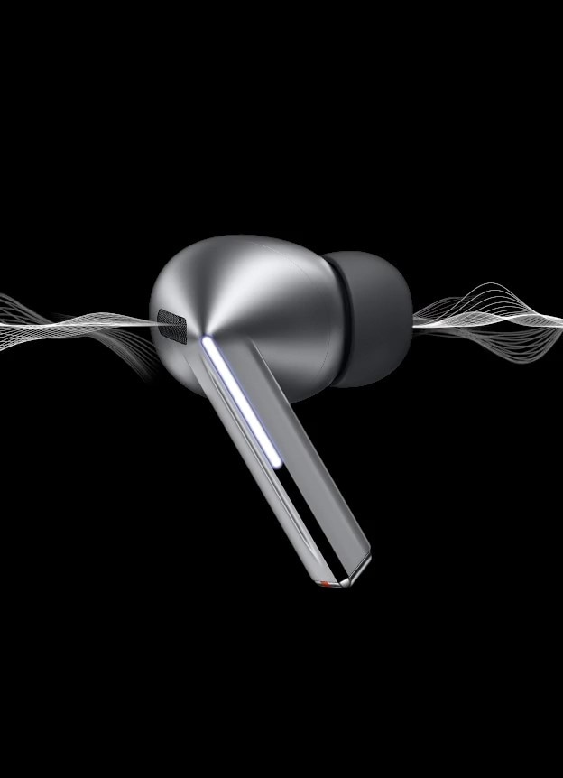 New Samsung Galaxy Buds3 Pro - White | Samsung Gulf