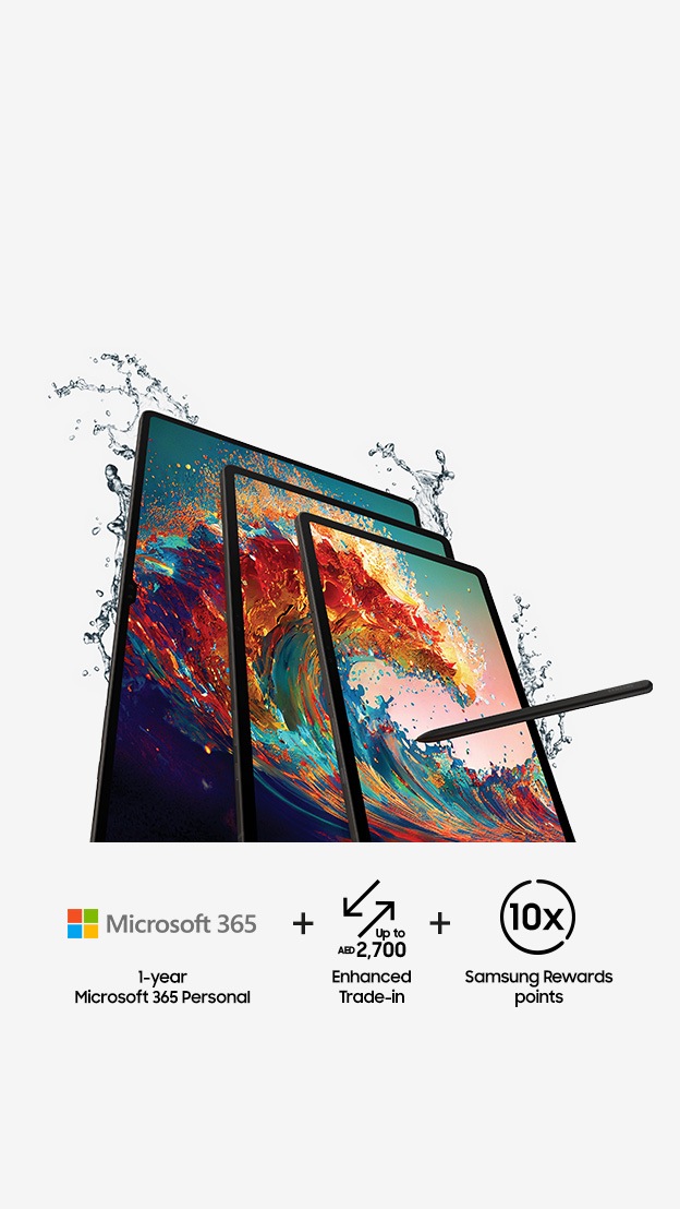 Buy Tablets Online: 3G, 4G, Wi-Fi, Android | Samsung Gulf