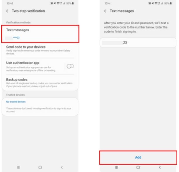 How to set-up the double verification on my Samsung account? | Samsung Gulf