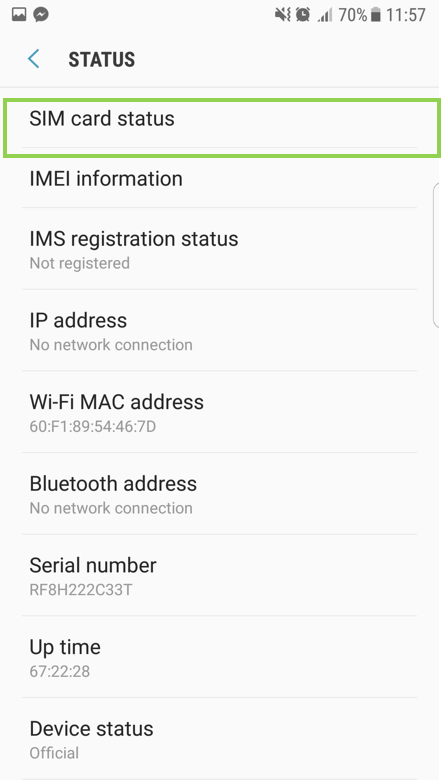 How to check signal strength in Samsung smartphone? | Samsung Gulf