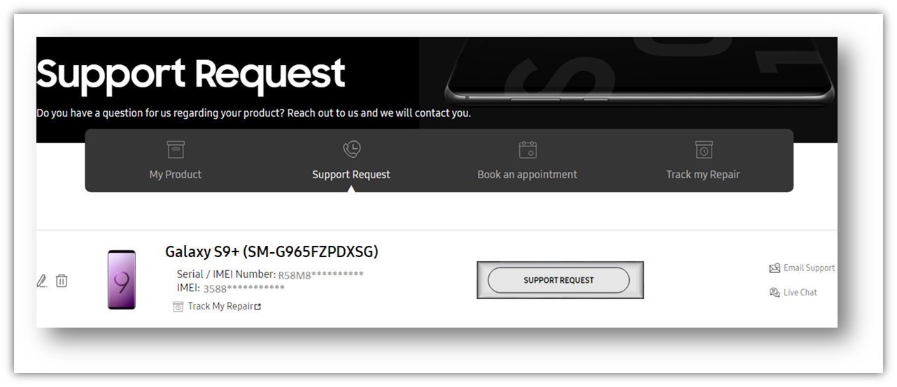 How to request for a Samsung remote service appointment? | Samsung Gulf