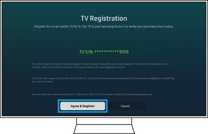 How to register your Samsung TV | Samsung Gulf