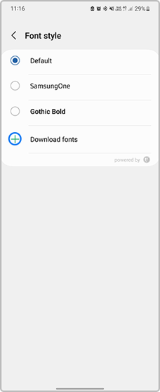 How to download different fonts on my Samsung phone | Samsung Gulf