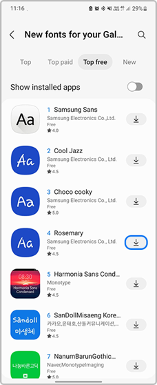 How to download different fonts on my Samsung phone | Samsung Gulf