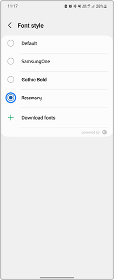 How to download different fonts on my Samsung phone | Samsung Gulf