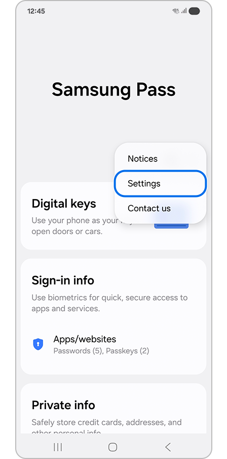 How to delete all information saved in Samsung Pass | Samsung Africa