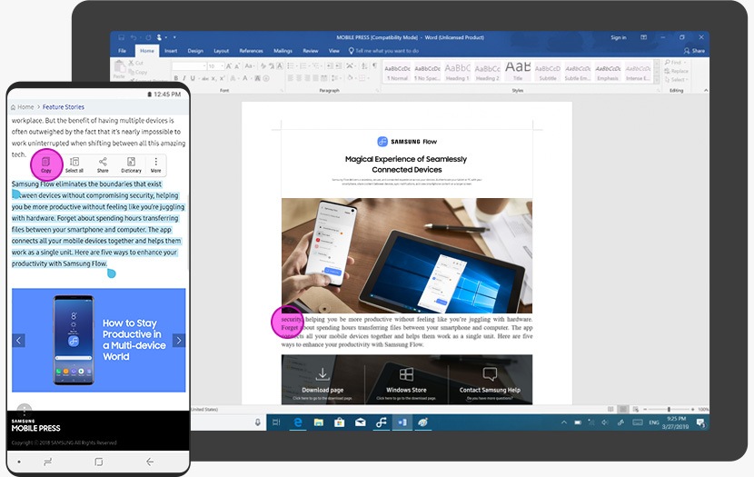 Samsung Flow | Apps & Services | Samsung Australia