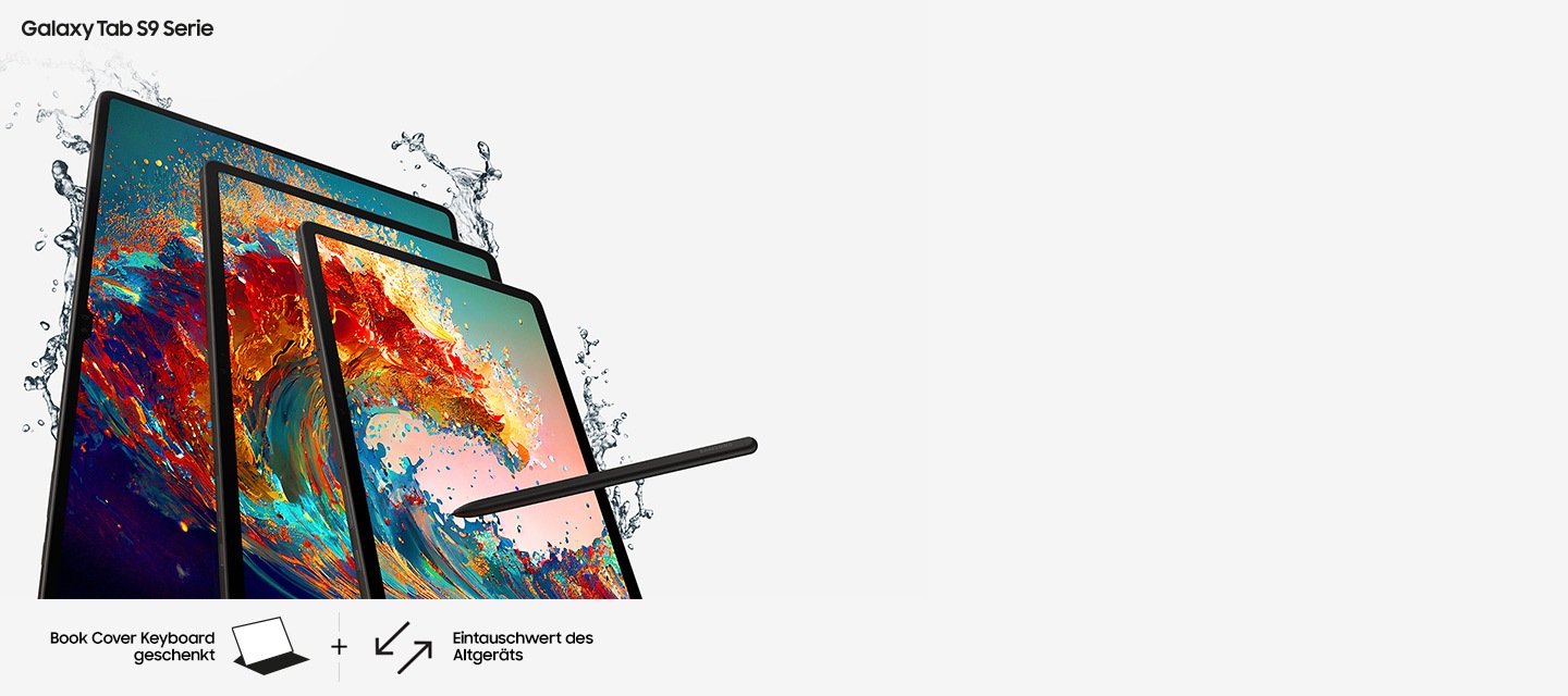 Galaxy Tab S9 Serie Angebot - Book Cover Keyboard geschenkt | Samsung ...