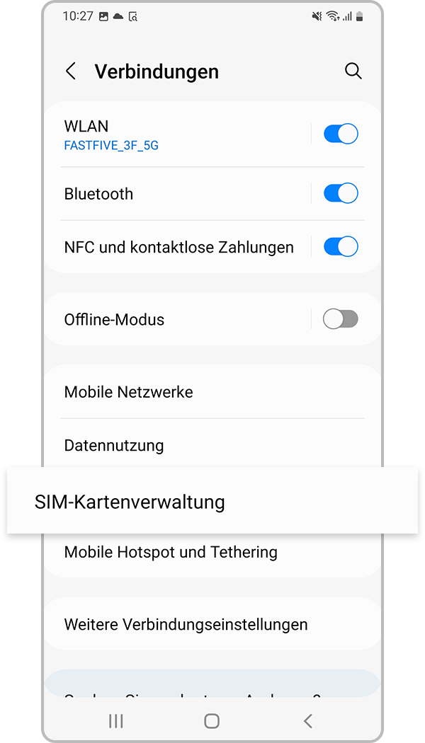 So aktivierst du eine Nano-SIM-Karte und eSIM bei Galaxy S22-Geräten ...
