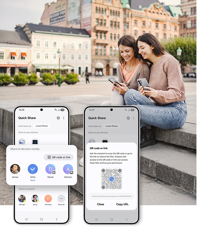 Quick Share | Apps & Services | Samsung AU