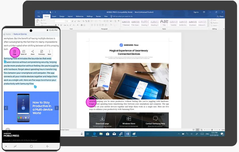 Samsung Flow | Apps & Services | Samsung Australia