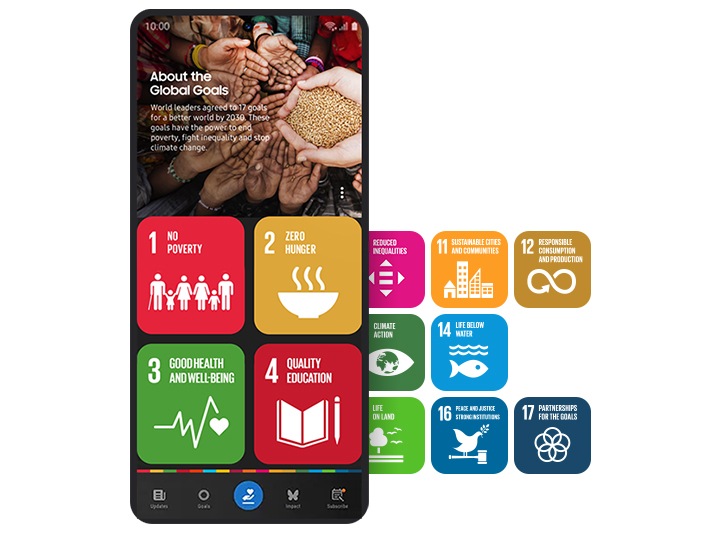 Samsung Global Goals | Apps & Services | Samsung AU