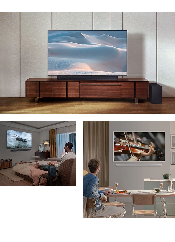 Soundbar size, placement and colour | Samsung Australia
