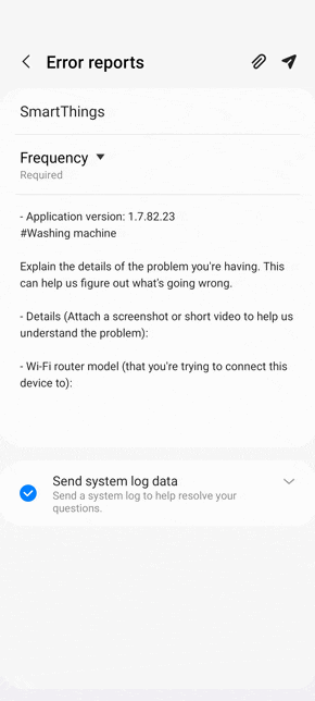 Raising a SmartThings App Error Report | Samsung Australia