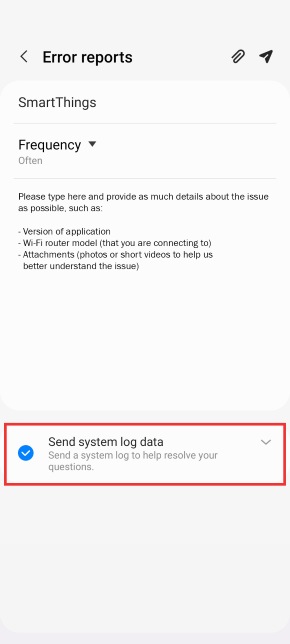 Raising a SmartThings App Error Report | Samsung Australia