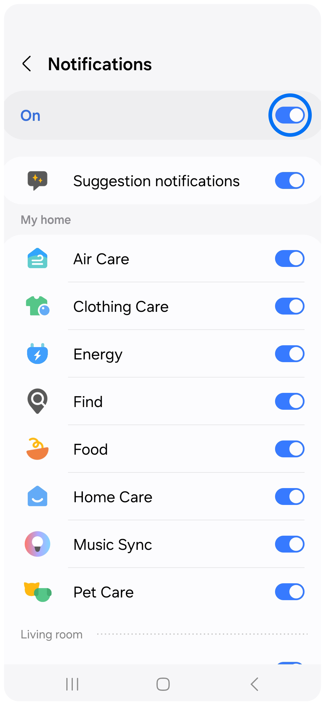 Enabling or Disabling SmartThings Notifications | Samsung Australia