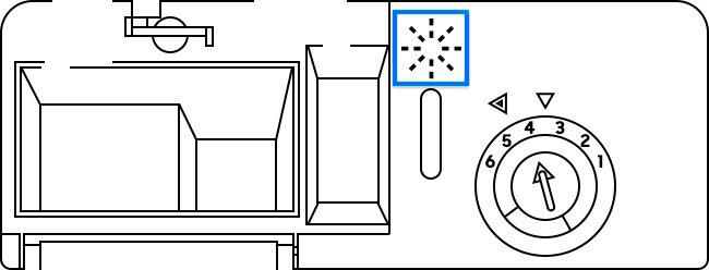 What should I do when my dishwasher displays the rinse aid indicator ...