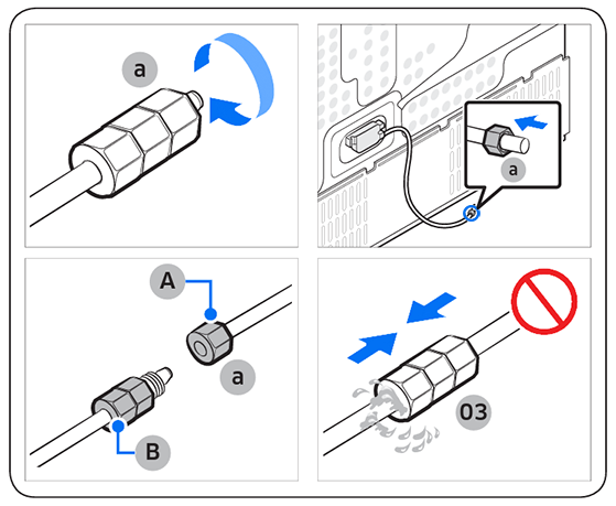 How to set up the dispenser of Samsung side by side refrigerator ...