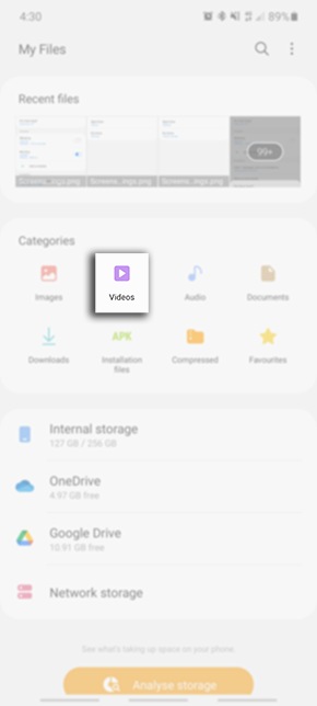 Creating New Folders in the My Files app | Samsung Australia