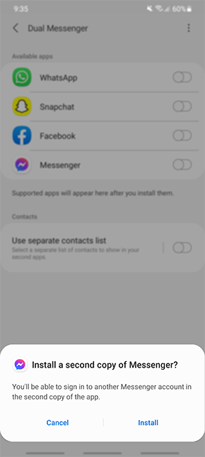 What is the Dual Messenger feature? | Samsung New Zealand