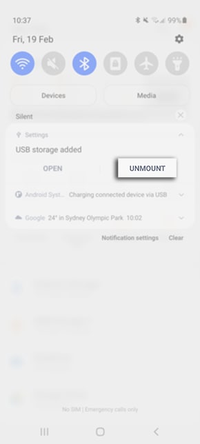 How to transfer media files to a USB on a Samsung phone | Samsung India