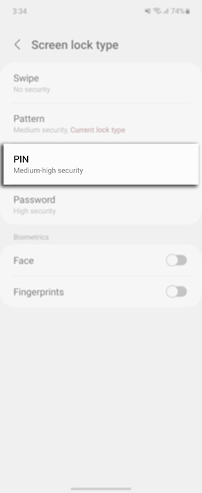 Change Screen Lock Type on my Galaxy Device | Samsung Australia