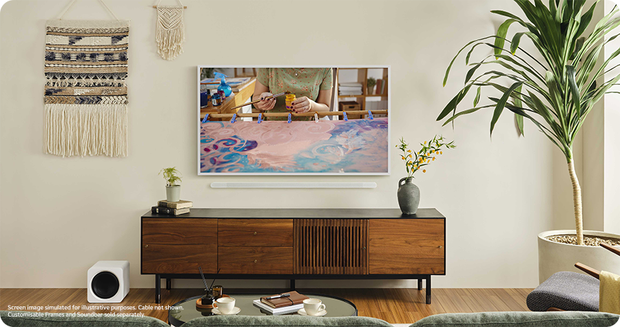 Attach a Custom Bezel to your Samsung Frame TV | Samsung Australia